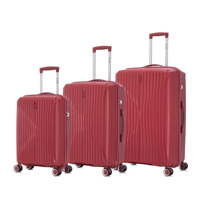 Set de Valises 3 Pièces en Polypropylène Incassable | Valise CELIMS ...