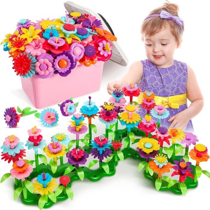 Jardin de Fleurs à Construire pour Filles - DIY Créatif avec Bouquets à ...