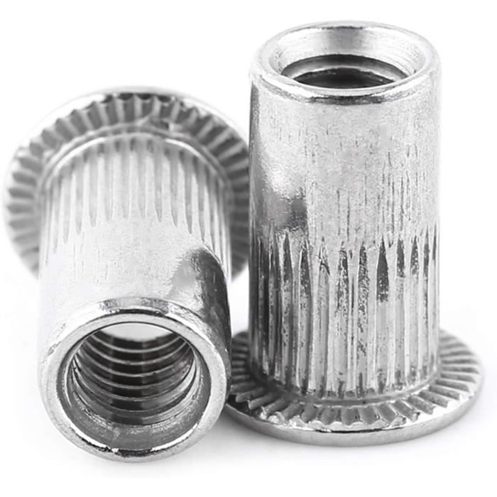 Écrous À Rivets M3-M8, Insert Fileté En Acier Inoxydable Nutsert ...