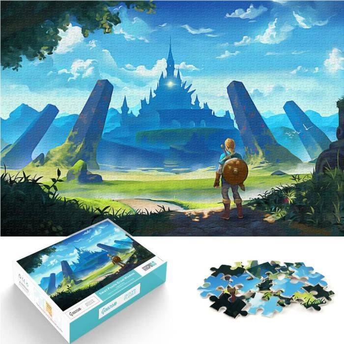Puzzle Adultes Enfants 1000 Pièces Puzzle Zelda Legend Simple Puzzle ...