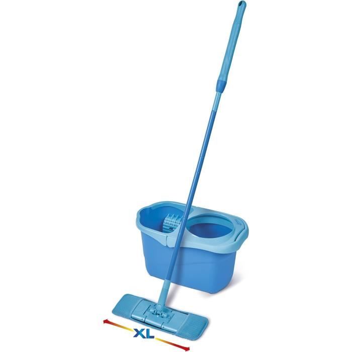 Express System+ Xl - Kit Balai Plat + Seau Essorage Rotatif - Tête Xl - Essorage Optimal - 1 Kit ...