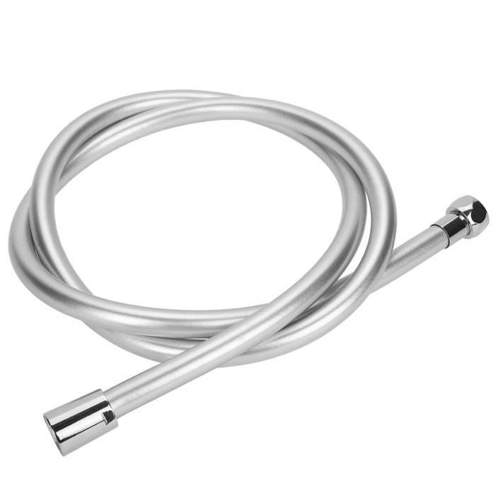 Tuyau de douche, Tube en argent Tube de douche Flexible Tube d'eau en ...
