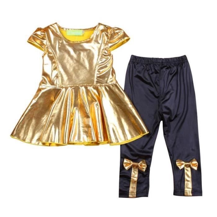 ENSEMBLE DE VETEMENTS Enfant Fille BéBé Tenue Été Costume de Soirée ...