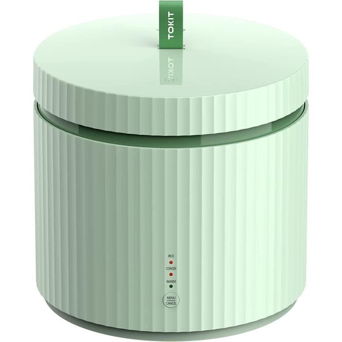 Mini Cuiseur à Riz 1,5L Multifonctions TOKIT pour 1-3 Personnes Marmite ...