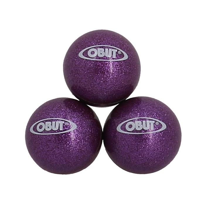 Boules de pétanque 3 boules violet pail indoor/outdoor - Obut ...