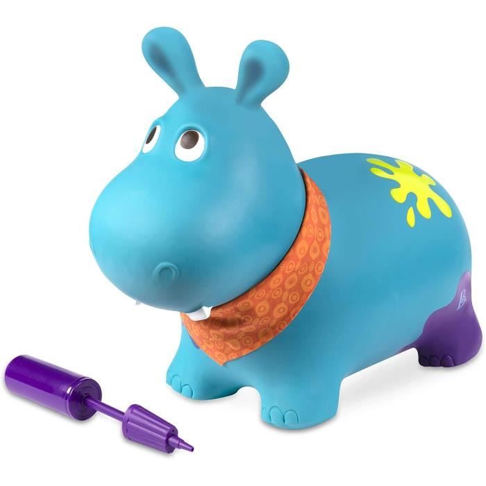 Toys – Sauteur gonflable à forme d’ hippopotame – jouet sauteur à enfourcher d’éveil et premier ...