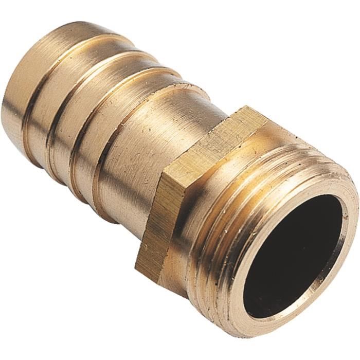 Raccord laiton cannelé Droit Male 20-27 - Tuyau[S66] - Cdiscount Jardin