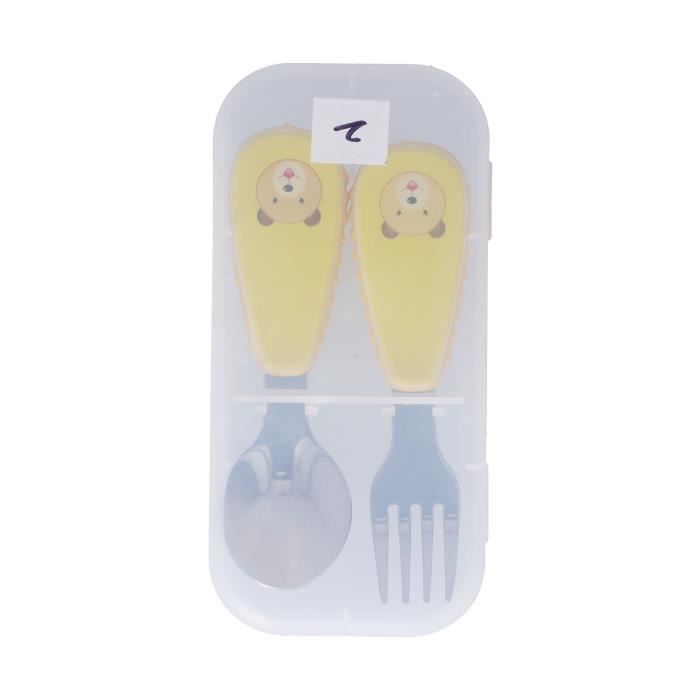Couverts pour enfants - TMISHION - 2 pièces/ensemble - ignifuge - antidérapant - isolé thermique ...