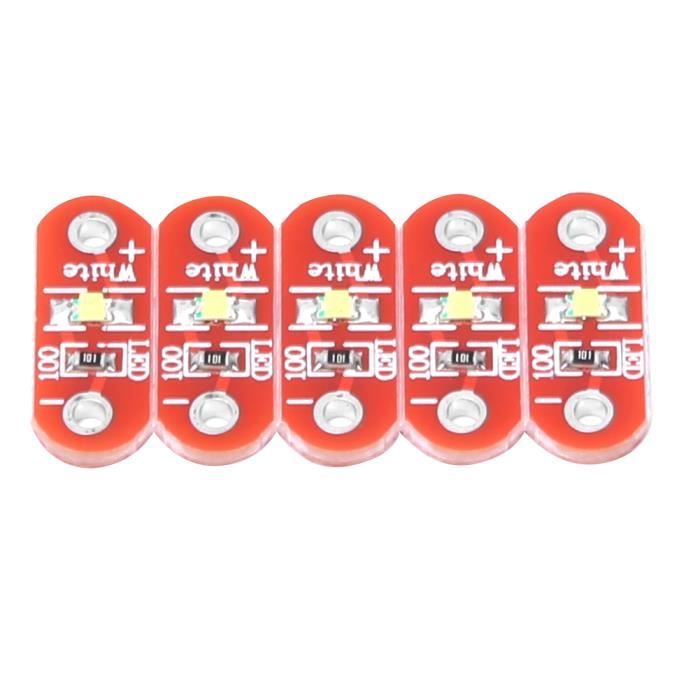 TMISHION LED LilyPad 50 pièces LilyPad LED Module Kit de bricolage LED ...