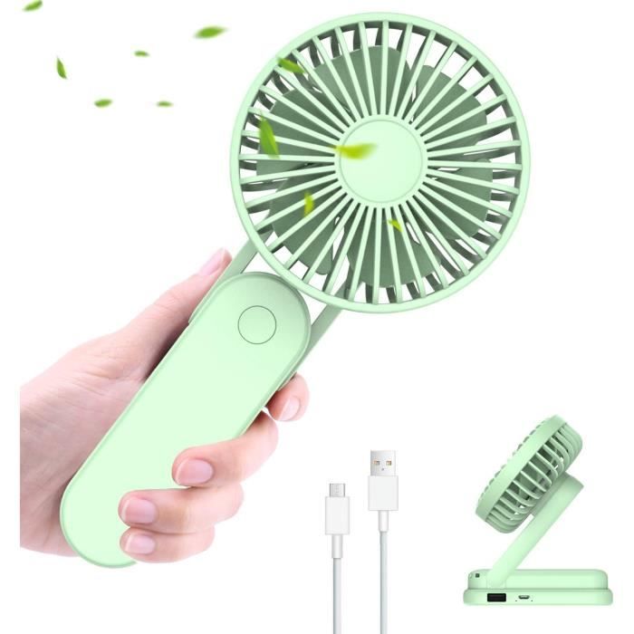 Mini Ventilateur Usb Portable, Ventilateur À Main, Ventilateur Bureau ...