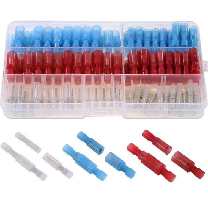 130 Pièces Connecteur Electrique,Cosse Câble Électrique, Mâle Et Femelle Connecteurs Bullet Kit ...