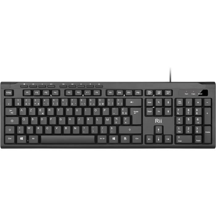 Clavier Azerty Silent Avec Led - Design Élégant, Pieds Flexibles Et ...