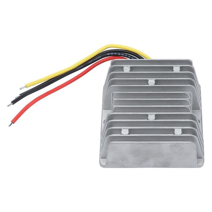 VINGVO Régulateur de tension DC Convertisseur DC Buck 24V à 13.8V 10A Transformateur de ...