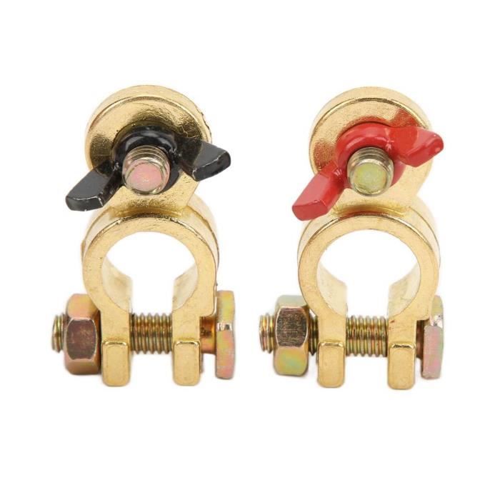 Zerone Connecteurs de bornes de voiture Connecteur de borne de voiture en cuivre pur batterie de ...