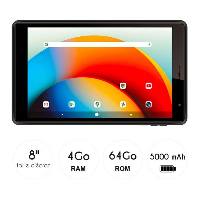 Tablette tactile Logicom Tab 80 8" 64 Go Noir - Cdiscount Informatique