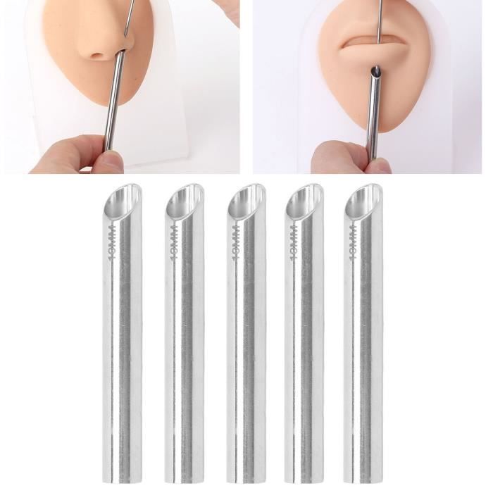 Tube récepteur pour aiguilles de piercing 5 pièces aiguilles de ...