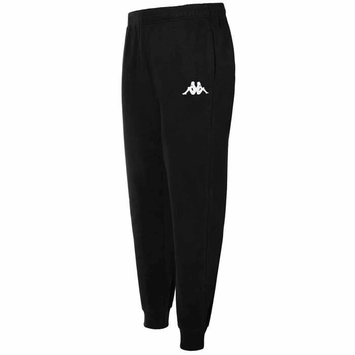 Pantalon Bemic pour Homme - Kappa - Coupe large - Molleton lourd - Noir ...