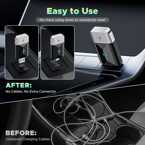 Adaptateur Carplay sans Fil pour Autoradio Carplay et Android Auto ...