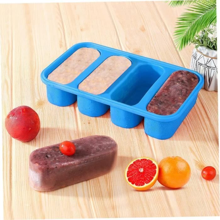 Bac De Congélation Extra Large Pour Soupe Bacs À Glaçons Avec Couvercle ...