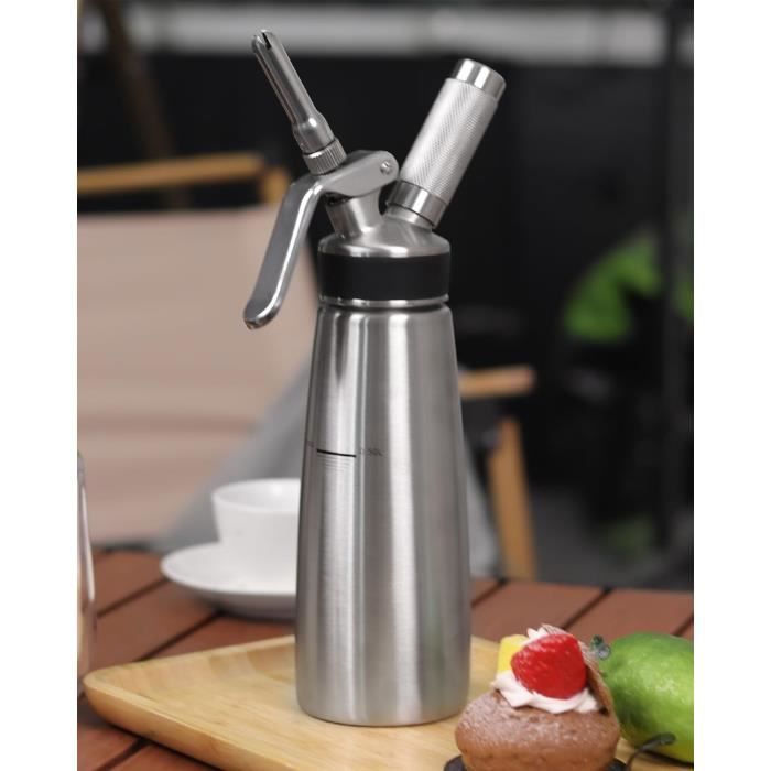 Siphon Chantilly Syphon Inox 500Ml Cream Whipper L'Acier Inoxydable ...