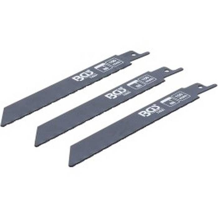 Jeu de Lames de Scie Sabre 3 pcs - Pour Métaux, Compatible Art. 7367 ...