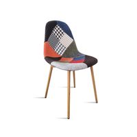 Chaise scandinave patchwork - Prague - DESIGNETSAMAISON - Cdiscount Maison