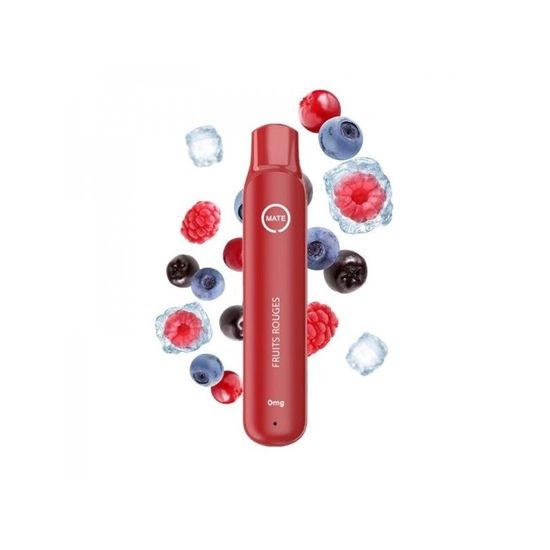 FLAWOOR - FLAWOOR MATE Fruits Rouges - Taux nicotine:Sans nicotine ni ...