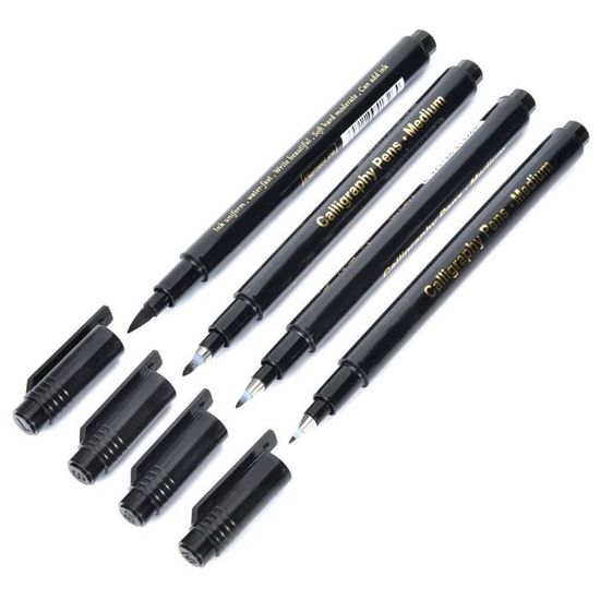 GOTOTOP Stylo à aiguille à dessin Esquisse marqueur d'eau stylo tête en ...