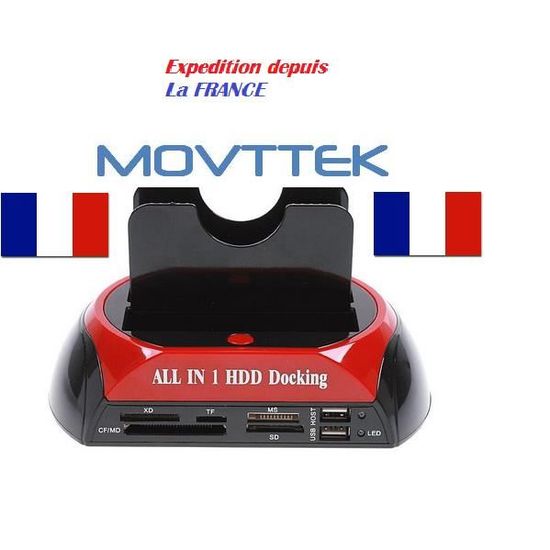 Station Accueil Dock pour Disque Dur 2.5" 3.5" IDE SATA - Achat / Vente ...