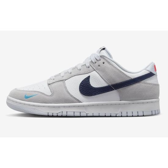 Nike Dunk SB Low Color: White/Neutral Grey-Midnight Navy Style Code ...