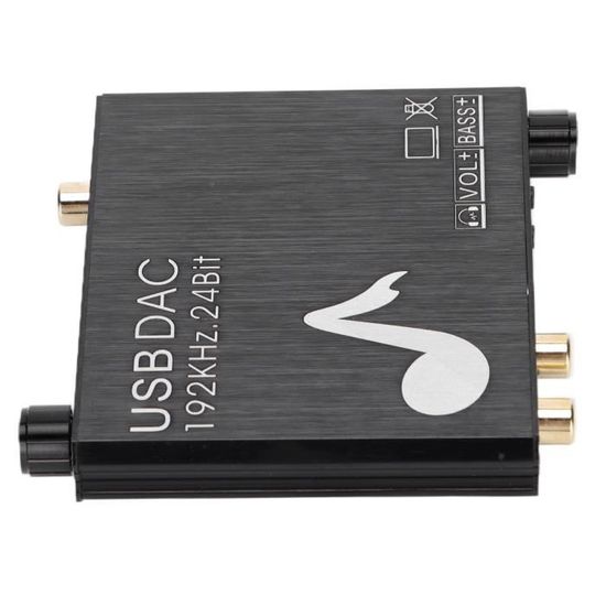 Convertisseur audio - V BESTLIFE - Modèle 192 KHz - RCA et jack 3,5 mm ...