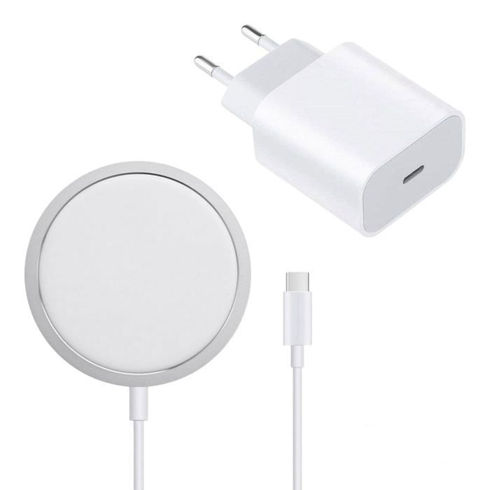 Chargeur sans fil - ROHS - Magsafe 15W - USB-C - Compatible iPhone 15 ...