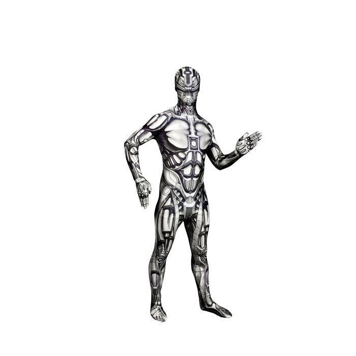 Morphsuits Costume Robot Android, Déguisement Cyborg pour Fêtes et ...