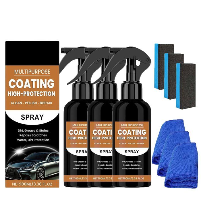 Turbo Shine Nexa, 3-in-1 High Protection Quick Car Coating Spray, Car Scratch Remover, Nexa ...