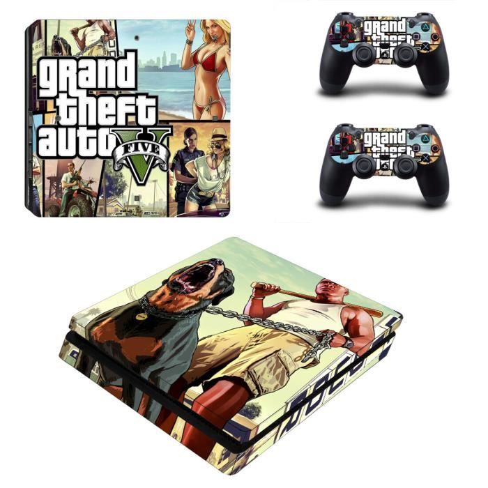 Rouge - Grand Theft Auto V GTA 5 PS4 Slim Skin Sticker Cover pour ...