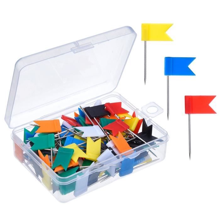 Épingles Et Punaises - Epingles Drapeaux Clou Drapeau Accrocher Objets ...