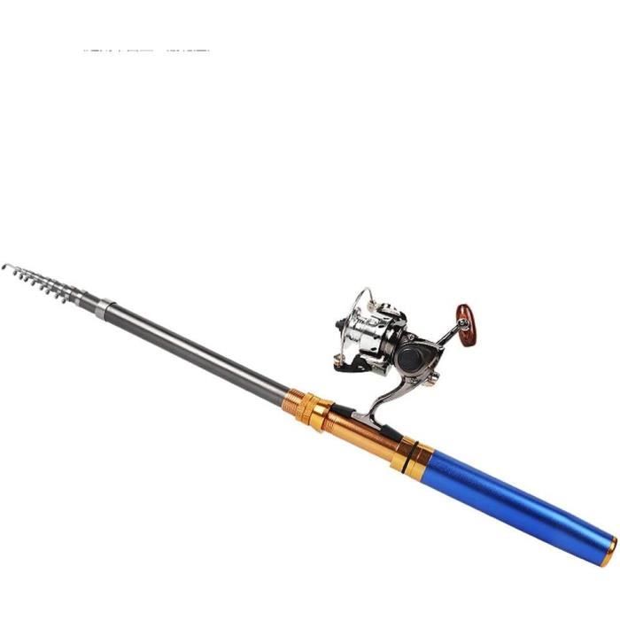 WEYE-Télescopique Canne à pêche Tireur Rocky Rod Canne à pêche Lancer ...