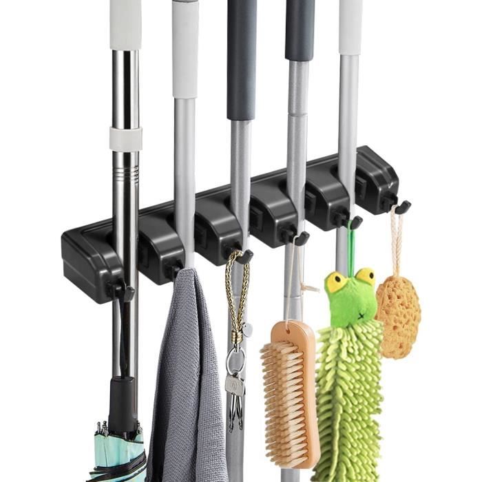 Support pour balai à franges (noir)[209] - Cdiscount Maison