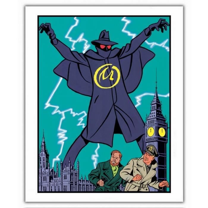 Poster affiche offset Blake et Mortimer, La Marque Jaune (28x35,5cm ...