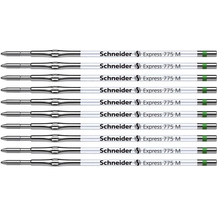 Schneider Novus Schneider Express 775 Lot de 10 recharges à pointe ...