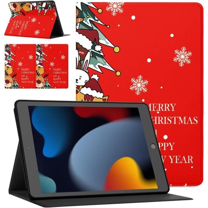 Tablet Noël Coque pour Apple iPad Air 2 9.7 Cuir PU en Silicone Housse ...