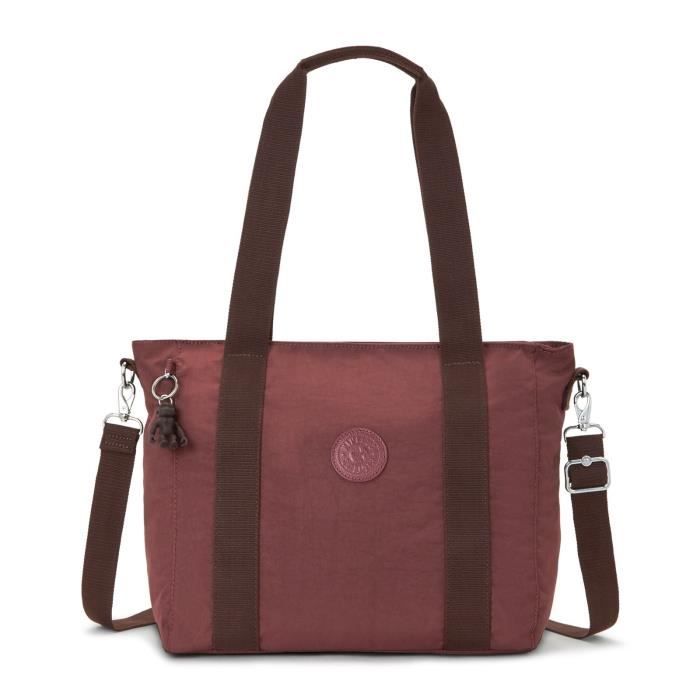 Kipling Basic Asseni Tote S Mahogany [189208] - sac à épaule sacoche ...