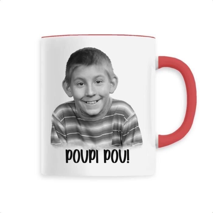 Mug en céramique Dewey Poupi Pou - LA FRENCH TOUCH - Rouge ...