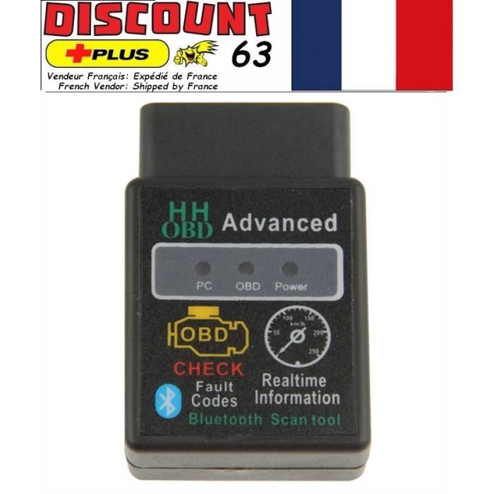 OBD Diagnostic Bluetooth OBD2 sans fil - Cdiscount Auto