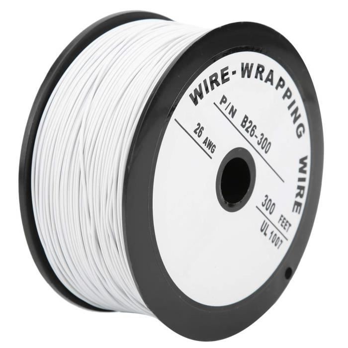 Fil Électrique,Câble De Fil De Cuivre Étamé 330Ft Avec Fil Isolé ...