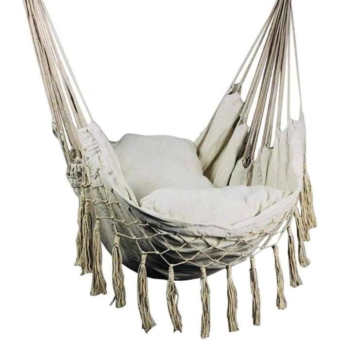 YRHH Hamac Hamac Balançoire (sans Bâtons) Le Hamac Est Tissé avec De La ...