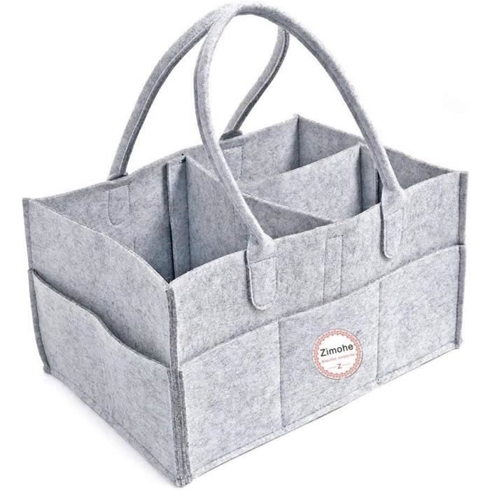 Panier de Rangement pour Bébé en Feutre Sac de Couche - Rangement pour ...