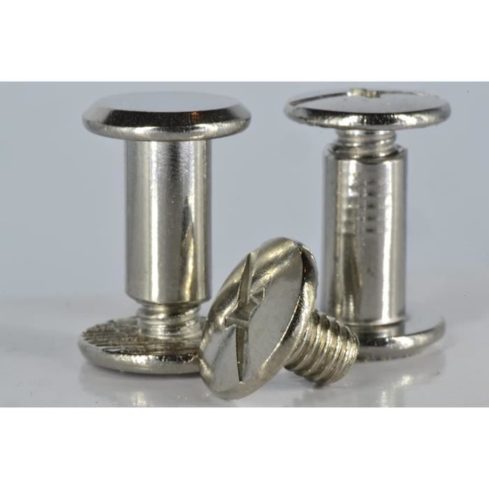 Qtools® Lot De 10 Vis À Douille En Acier Inoxydable 5 Mm | Lot De 10 ...