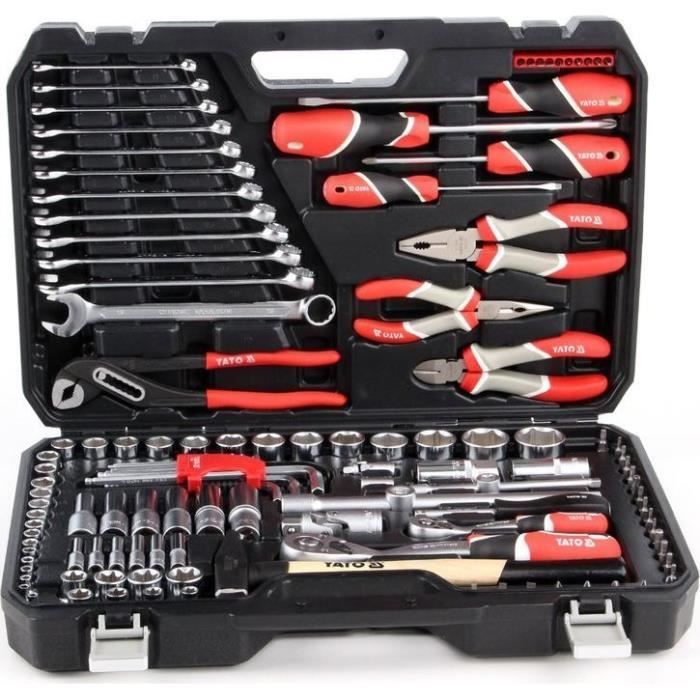 KIT D'OUTILS YATO 122 EL.(YT-38901) - Cdiscount Auto