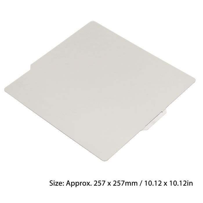 PEI Sheet Flexible 3D Printer Build Plate 257x257mm Double Sided ...